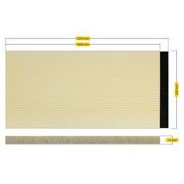 Schellenberg Rollladenkasten-Dämmung einteilig, 100 x 50 cm gelb