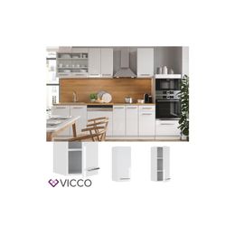 VICCO H&auml;ngeschrank 30 cm Wei&szlig; K&uuml;chenzeile Unterschrank Fame
