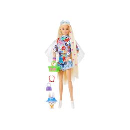 Mattel HDJ45 - Barbie - Extra Puppe Flower Power
