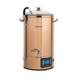 Klarstein Mundschenk Maischekessel, Bierbrauanlage, 2500 W, 30 l, 9 Programme