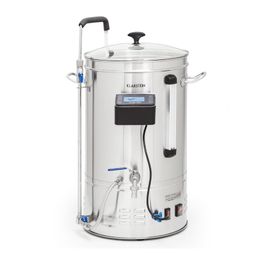 Klarstein Brauheld Smart 35 Maischekessel 2500W 35L 100&deg;C Umw&auml;lzpumpe Edelstahl Edelstahl 35 Liter