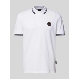 Napapijri Regular Fit Poloshirt mit Label-Badge Modell 'MACAS'