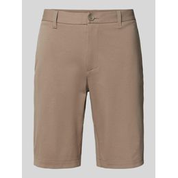 BOSS Green Regular Fit Shorts mit Gürtelschlaufen Modell 'Commuter'