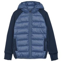 Color Kids - Kid's Hybrid Fleece Jacket with Hood - Kunstfaserjacke Gr 92 blau
