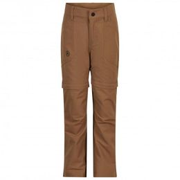 Color Kids - Kid's Pants with Zip Off - Trekkinghose Gr 128 braun