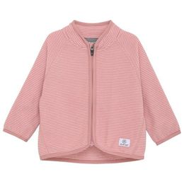 Color Kids - Baby Fleece Jacket Striped - Fleecejacke Gr 74 rosa