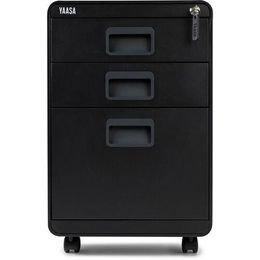 Yaasa File Cabinet - Rollcontainer | schwarz