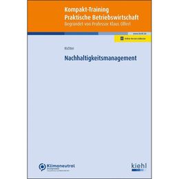 Kiehl Produktsysteme Nachhaltigkeitsmanagement - Christian H. Richter, Taschenbuch