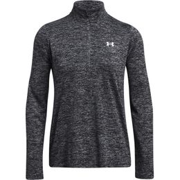 Under Armour Funktionsshirt, schnelltrocknend, feuchtigkeitsableitend, für Damen, schwarz, L