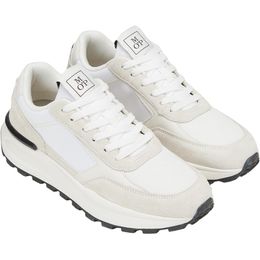 Marc O'Polo Marc O'Polo Sneaker, Leder, Ziernähte, für Herren, weiß, 41