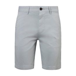 BOSS Orange Chinohose Chino-slim-Shorts mit Kontrastdetails, grau