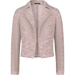 Zero Blazer, Karo-Design, Reverskragen, für Damen, lila, 36