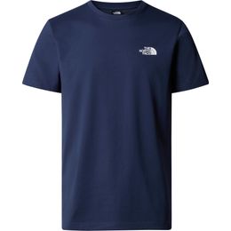 The North Face® T-Shirt, Rundhalsausschnitt, Logo-Print, für Herren, blau, M