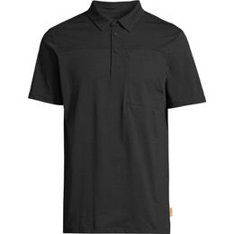 Moorhead Funktionsshirt "Peter", Polo-Kragen, Brusttasche, für Herren, schwarz, 60