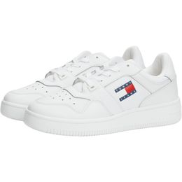 Tommy Jeans Sneaker, Leder, Logo-Label, für Damen, weiß, 39