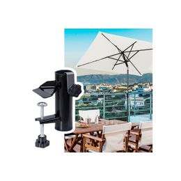 sekey Balkonschirm 200 x 125 cm Rechteckiger Sonnenschirm mit Schnellöffnungs-Knopf UV50+
