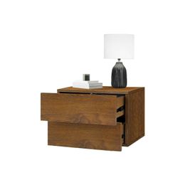 ML-Design Nachttisch Kommode hängend mit 2 Schubladen Holzwerkstoff Wandmontage (1-St)