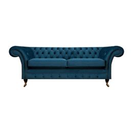 JVmoebel 2-Sitzer Chesterfield Sofa Couch Zweisitzer Designer Textil Wohnzimmer Polster