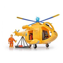 Simba Spielzeug-Hubschrauber Wallaby II Feuerwehrmann Sam mit Figur