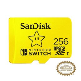 Sandisk microSDXC UHS-I Speicherkarte 256GB für Nintendo Switch Speicherkarte