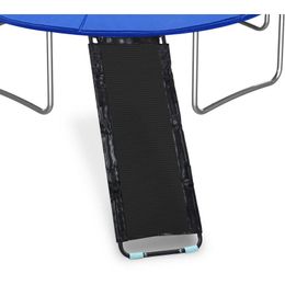 Trampolinleiter 150cm UV-beständig flexibel montierbar Sicherheitsleiter Einstiegsleiter - schwarz - VINGO