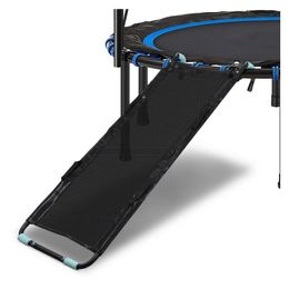 Trampolinleiter 150cm UV-beständig flexibel montierbar Sicherheitsleiter Einstiegsleiter - schwarz - VINGO