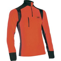 Fleeceshirt X-treme Polar Orange/Grau Gr. m - Orange/Grau - PSS