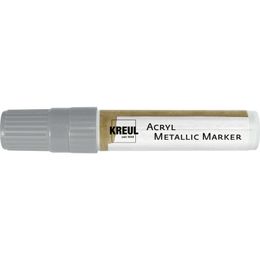 Kreul - Acryl Metallic Marker xxl silber Steine bemalen