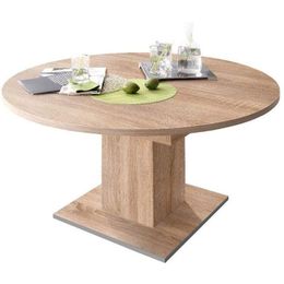 Mäusbacher Esszimmertisch Küchentisch Speisezimmer Tisch zip rund 120 cm ausziehbar auf 1...