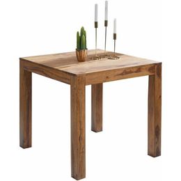 Esstisch Massivholz Sheesham Esszimmer-Tisch Holztisch Design Küchentisch Landhaus-Stil braun Größe wählbar - FineBuy