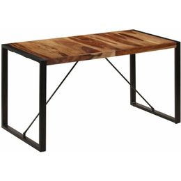 Esstisch,Esszimmertisch,Speisetisch für Wohnzimmer, Esszimmer 140 x 70 x 75 cm Massivholz AGHDE103851 MAISONCHIC