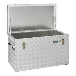 Forum® Stapelbox, Alu Transportkiste 878 x 475 x 480 mm Riffelblech 200 Liter