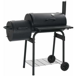 Klassischer Holzkohlegrill Barbecue Smoker vidaXL463000