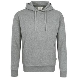 Kapuzen-Sweatshirt Premium grau meliert, l - HAKRO
