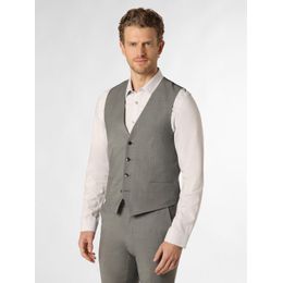 Hugo Baukasten-Weste Herren Slim Fit meliert, schilf