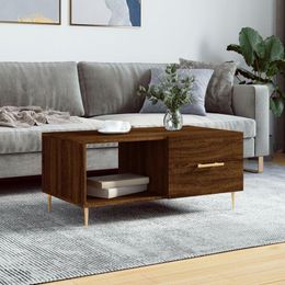 Bonnevie - Couchtische Kaffeetisch Braun Eichen-Optik 90x50x40 cm Holzwerkstoff vidaXL