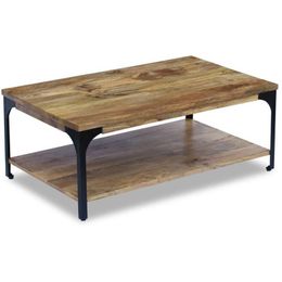 Bonnevie - Couchtische Kaffeetisch Mangoholz 100x60x38 cm vidaXL