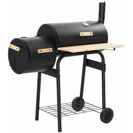 Klassischer Holzkohlegrill Barbecue Smoker vidaXL341260