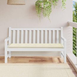 Gartenbank-Auflage Creme 150x50x3 cm Oxford-Gewebe Vidaxl Creme