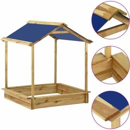 Bonnevie - Garten-Spielhaus mit Sandkasten 128x120x145 cm Kiefernholz vidaXL975302