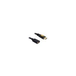 Delock - HDMI-Verl. 1.4 Typ a - Typ a St/Bu 1,00m (83079)
