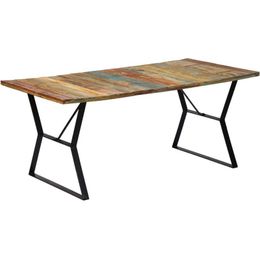 Esstisch,Esszimmertisch 180x90x76 cm Altholz Massiv vidaXL