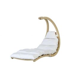 Schwebeliege Swing Lounger Creme inkl. Sitzkissen und Spiralfeder - Amazonas