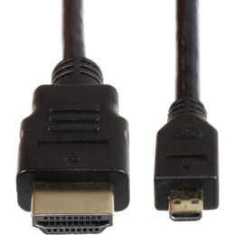 K-1481 HDMI-Kabel Raspberry Pi [1x HDMI-Stecker - 1x HDMI-Stecker d Micro] 3.00 m Schwarz - Joy-it