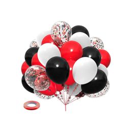 MAGICSHE Luftballon 50/60/80 pcs Aufblasbares Partyzubehör Helium Ballons Set