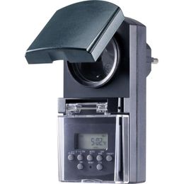 BT-2106308 Steckdosen-Zeitschaltuhr digital Wochenprogramm 1800 w IP44 Countdown-Funktion - Basetech