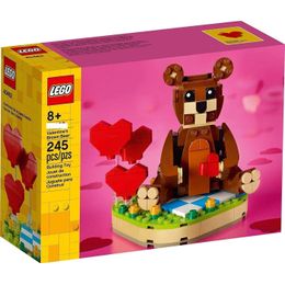 Lego® Konstruktionsspielsteine Valentinstag-Bär
