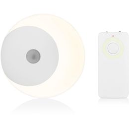 Smartwares® Smartwares - LED-Nachtlicht Mondform mit Fernbedienung, Dimmer & Timer - Schlummerlicht