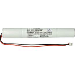 Akku kompatibel mit Legrand ura one 6 626 34/40, 6 616 40 Fluchtweg, Notfallbeleuchtung (2000 mAh, 4,8 v, NiCd) - vhbw