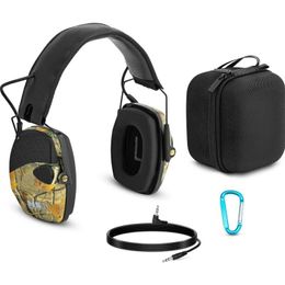 MSW Gehörschutz Lärmschutzkopfhörer dynamische Außengeräuschregelung Camo